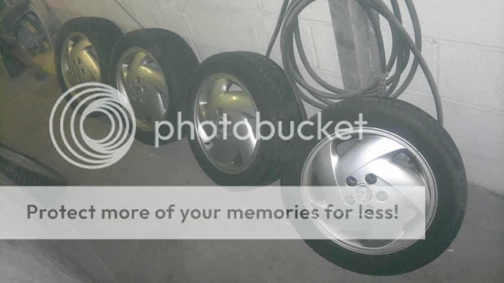 Cavalier / Calibra Turbo rims with tyres x 6 | Vauxhall Astra Mk3 ...